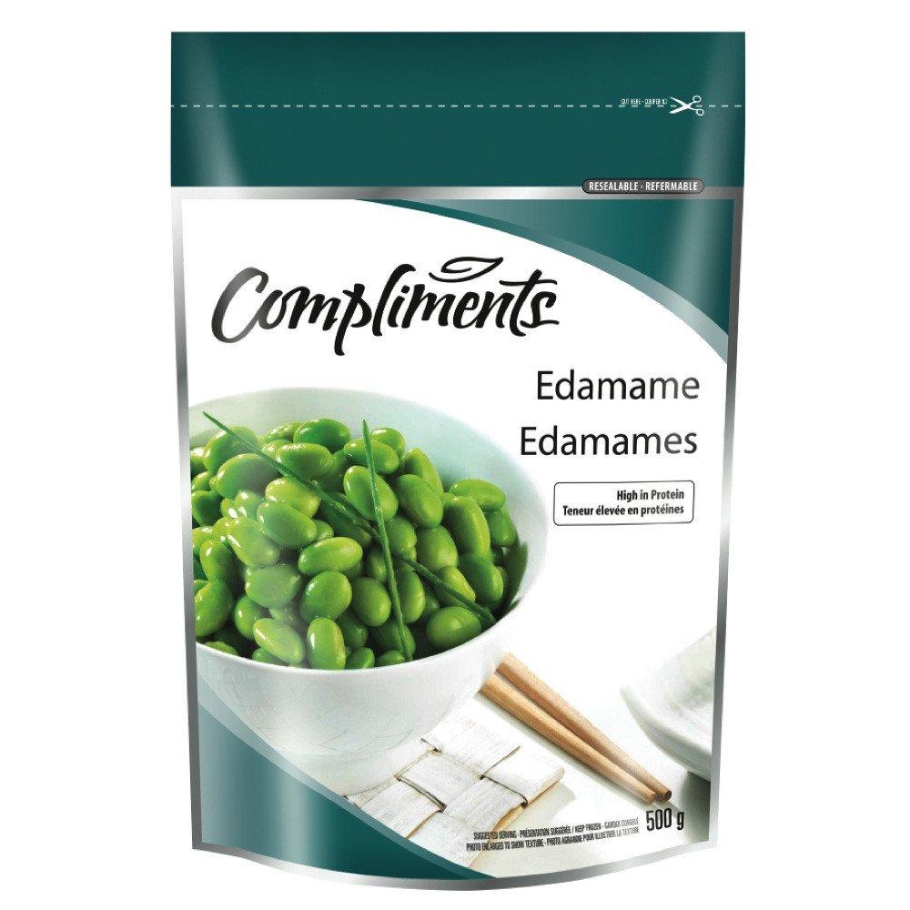 COMPLIMENTS EDAMAME 500 G — Nuvo Express