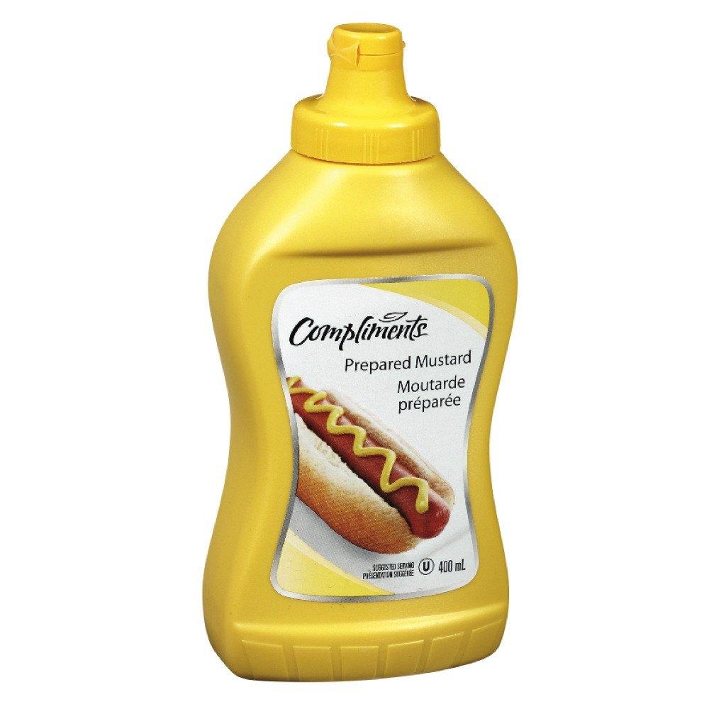COMPLIMENTS PREPARED MUSTARD 400 ML — Nuvo Express